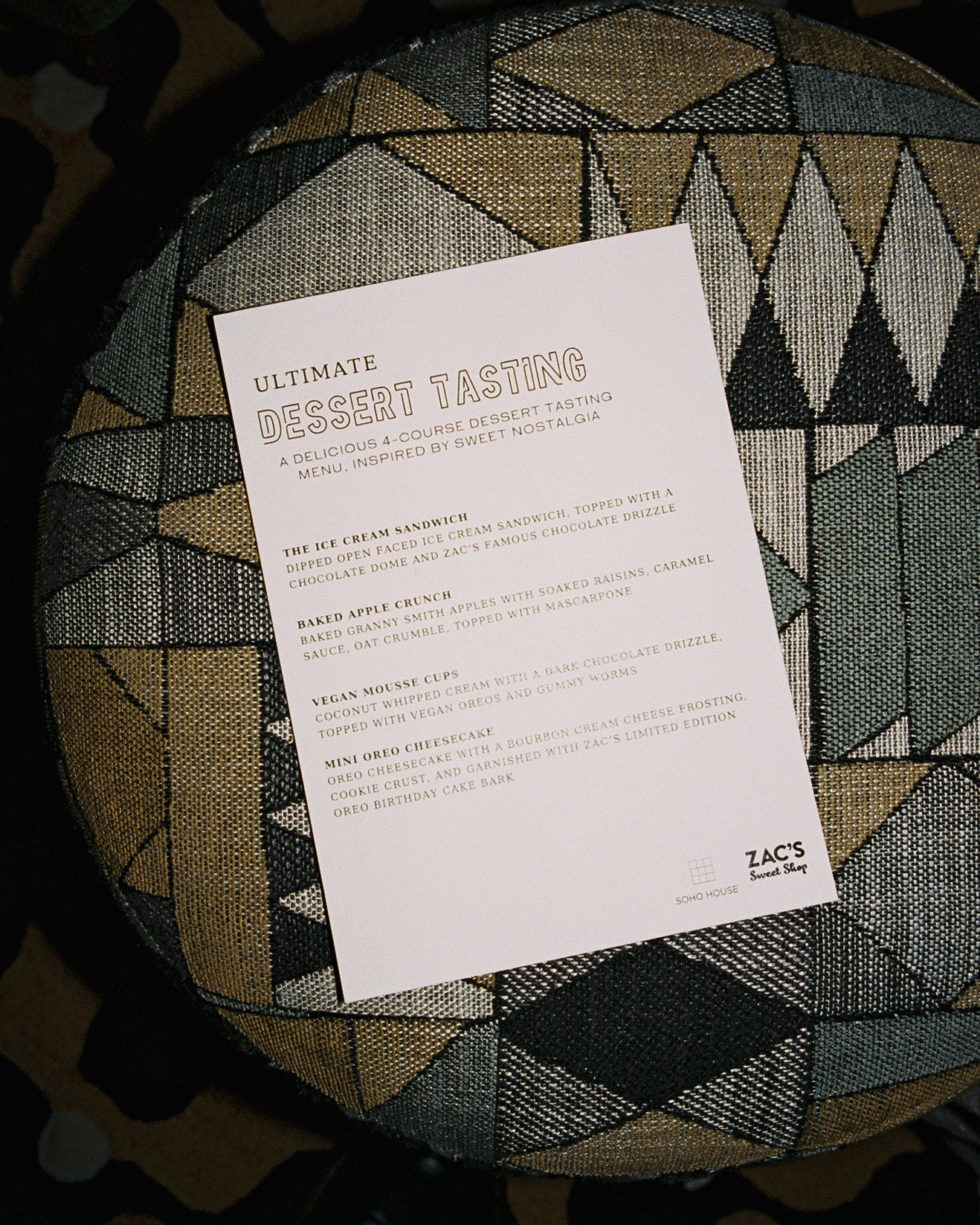 The Dessert Party | Soho House – Zac's Sweet Shop